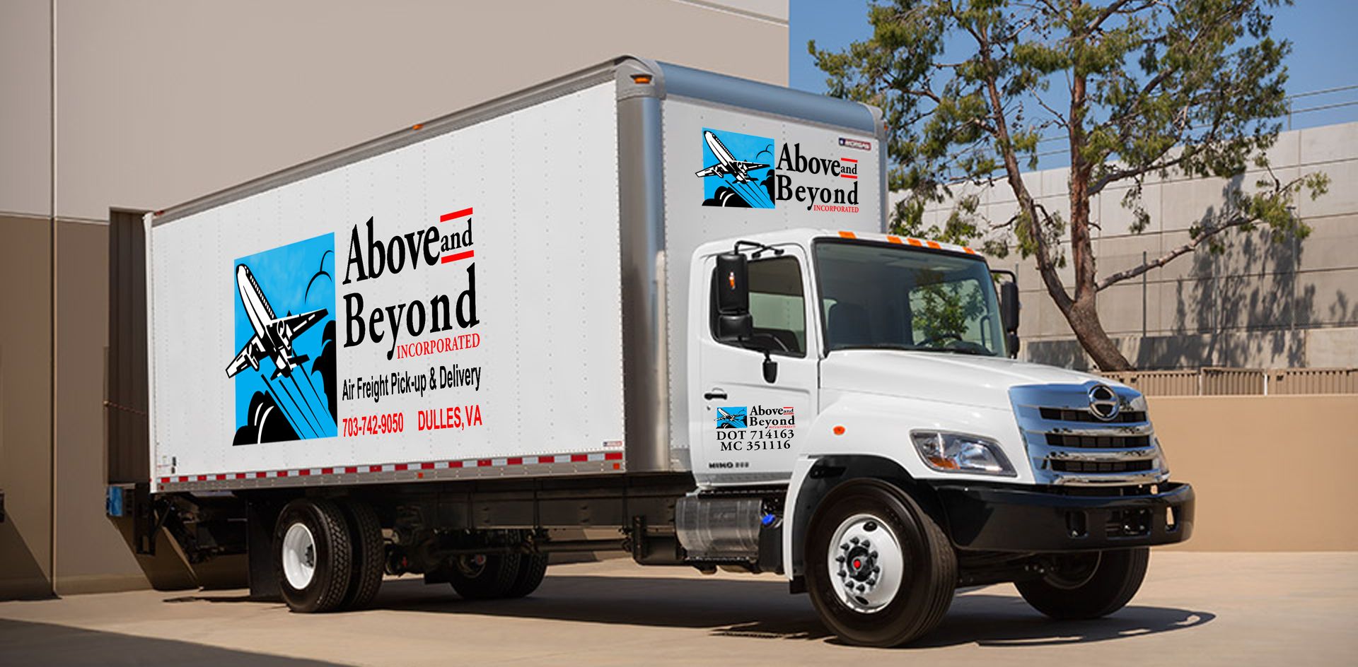 Air trucking, Distribution, Delivery Service-AboveandBeyondiad.com